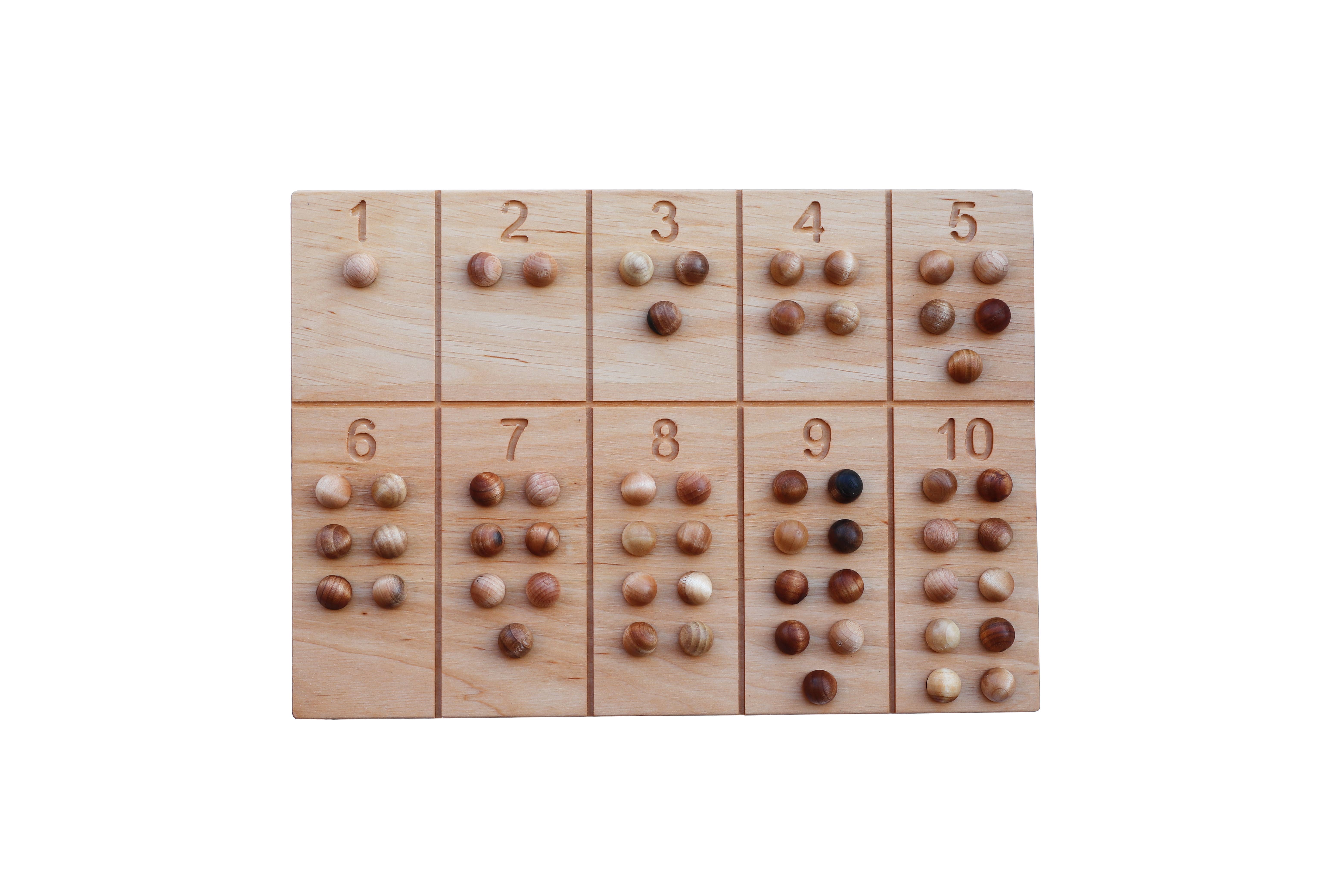 Number Tracking Board - educational toy – woodenstory.com