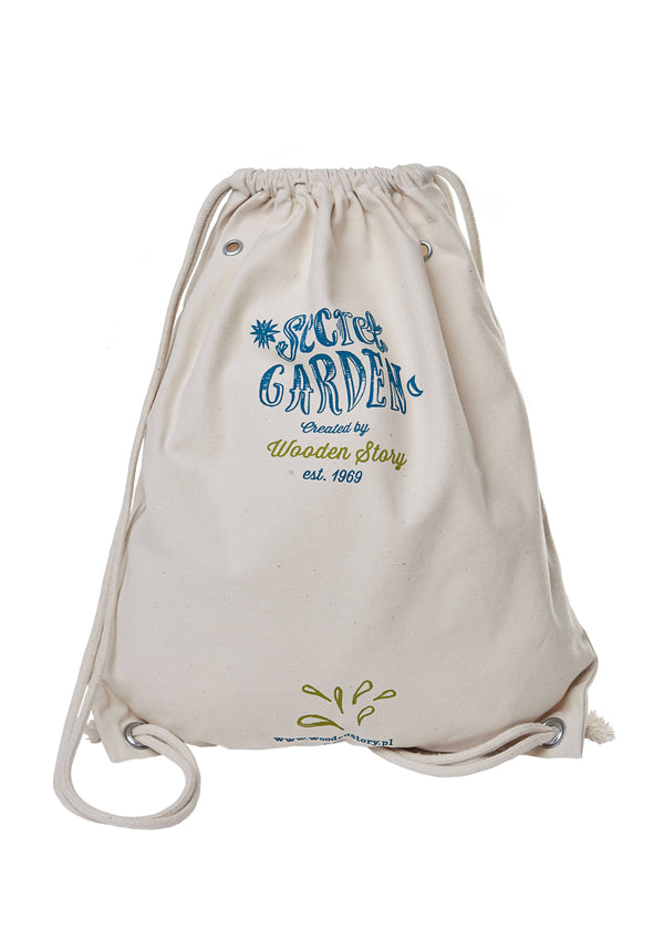 sack - backpack: Secret Garden - frog – woodenstory.com