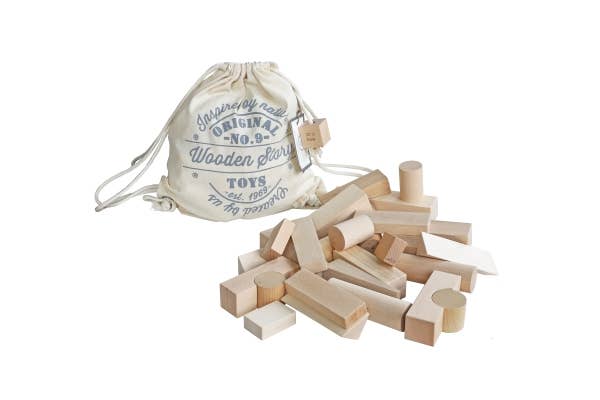 Raw blocks in sack XL - 30 pcs – woodenstory.com