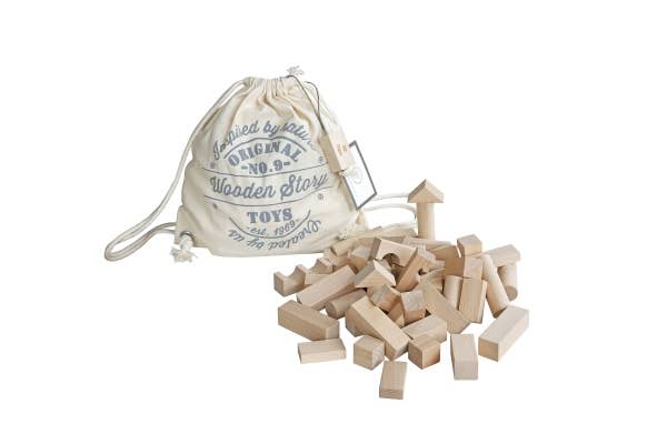 Raw blocks in sack - 50 pcs – woodenstory.com
