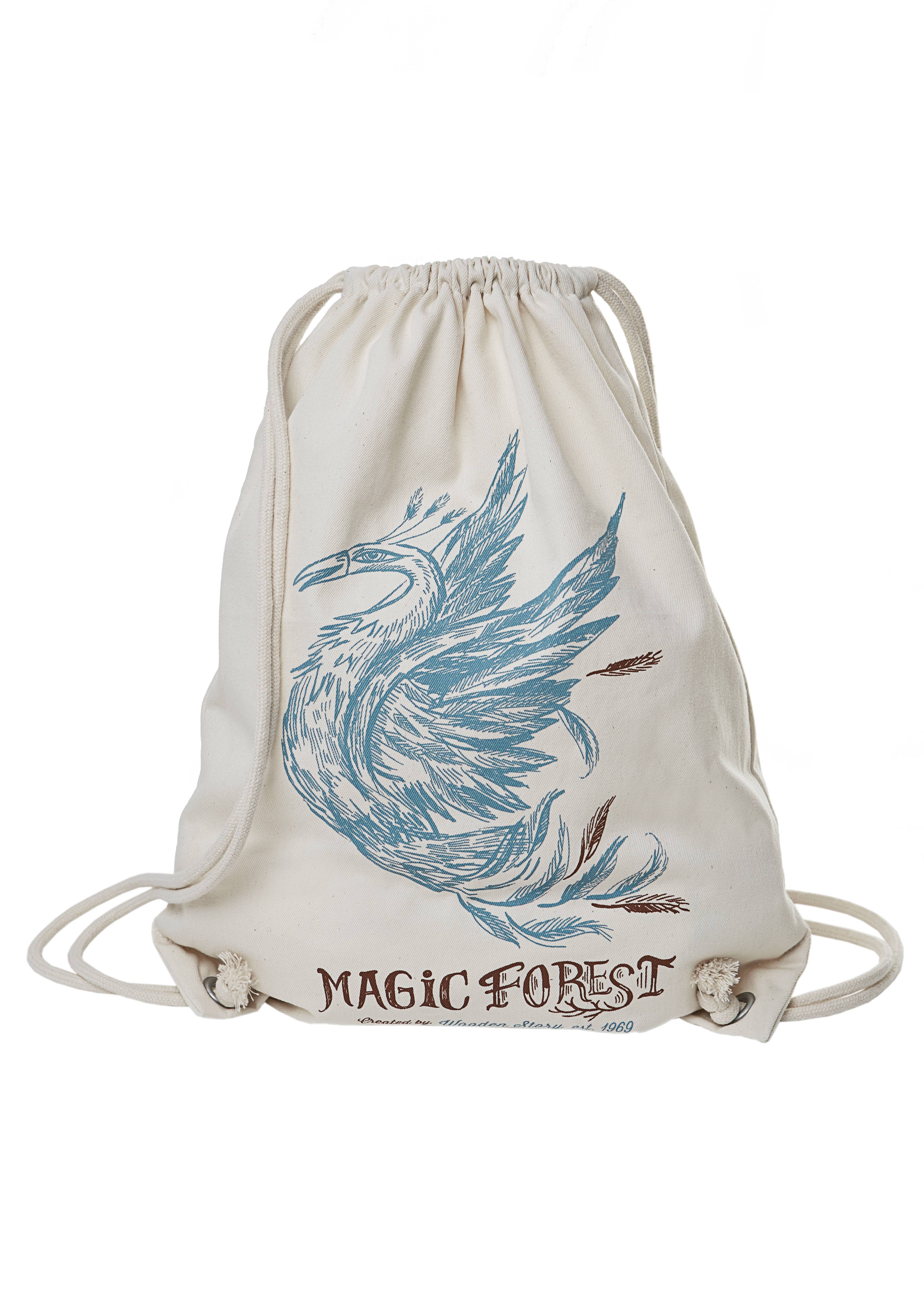 sack - backpack: Magic Forest - bird – woodenstory.com